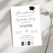 She Mastered It Graduation Party Invitation Editable Template Printable ...