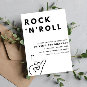 Rock and Roll VIP Backstage Pass | Instant Download | Editable Canva ...