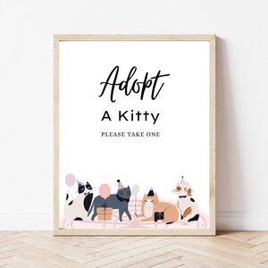 Editable Kitty Party Birthday Invitation | Girl Pink Cat Let's Pawty ...