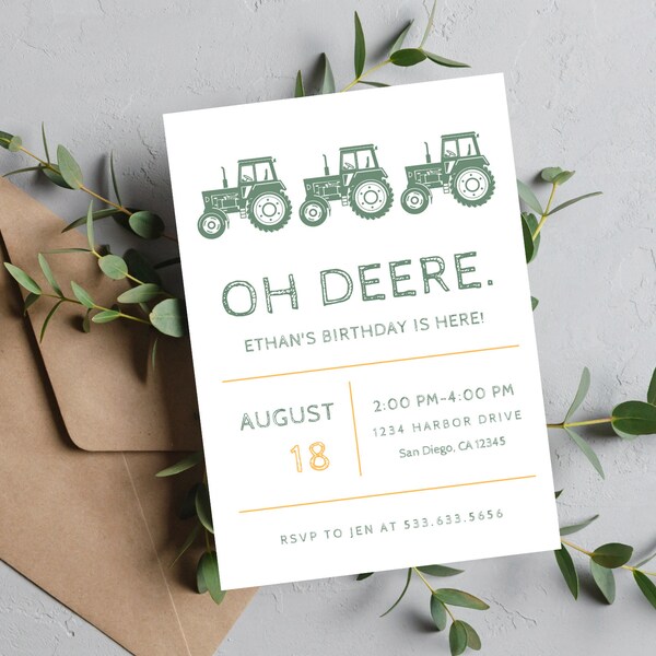 John Deere Party - Etsy