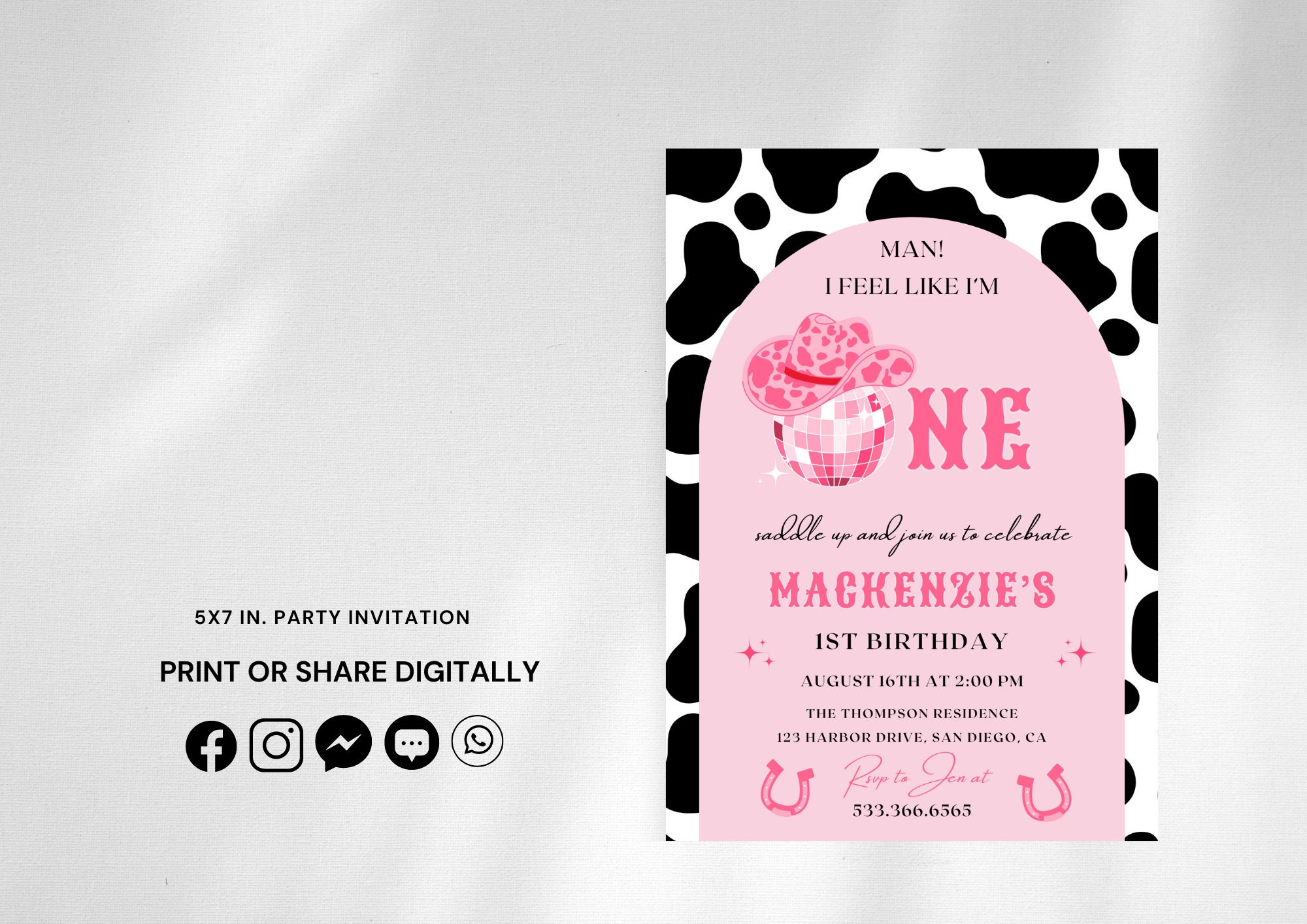 Man I Feel Like I'm One! Birthday Party Invitation | Instant Download ...