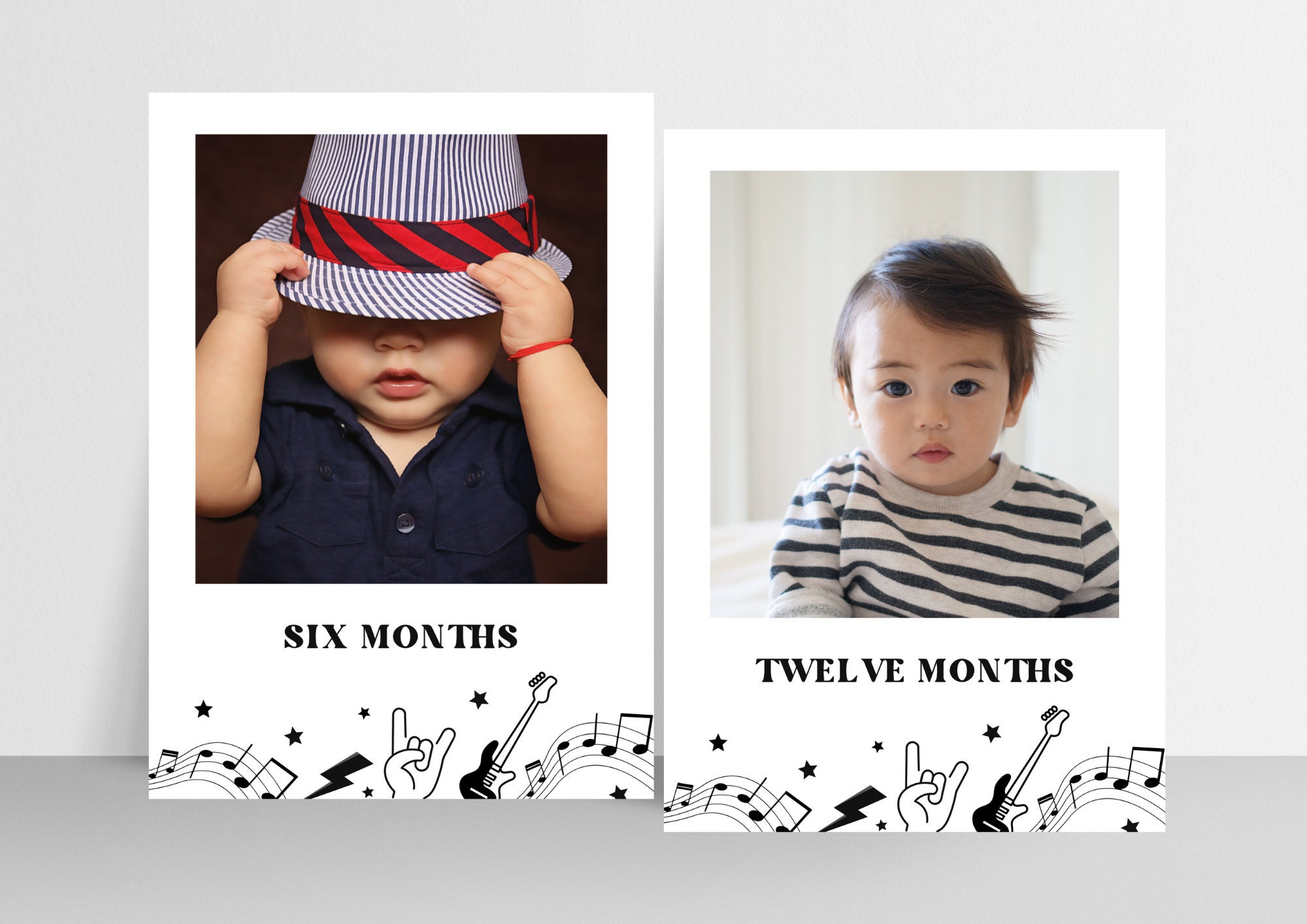 ONE Rocks Birthday Party Photo Banner Instant Download Editable Rock N ...