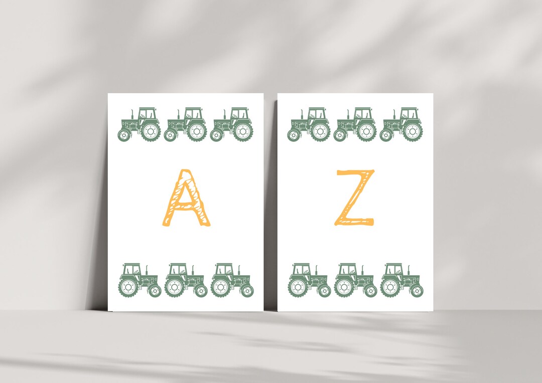 Modern Tractor Birthday Party Banner | Instant Download | Printable ...