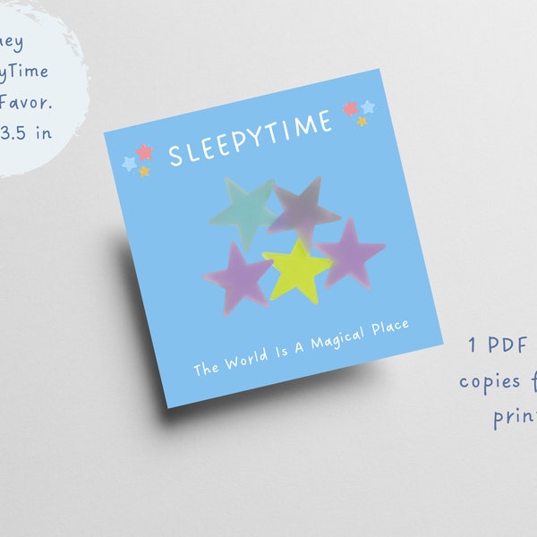 Bluey Stars Party Favor - Etsy