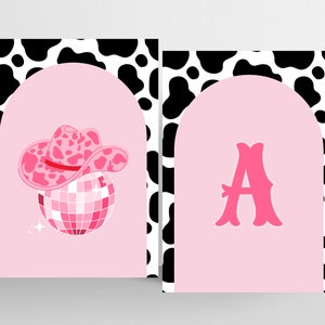 Disco Cowgirl Birthday Party Invitation | Instant Download | Pink Disco ...