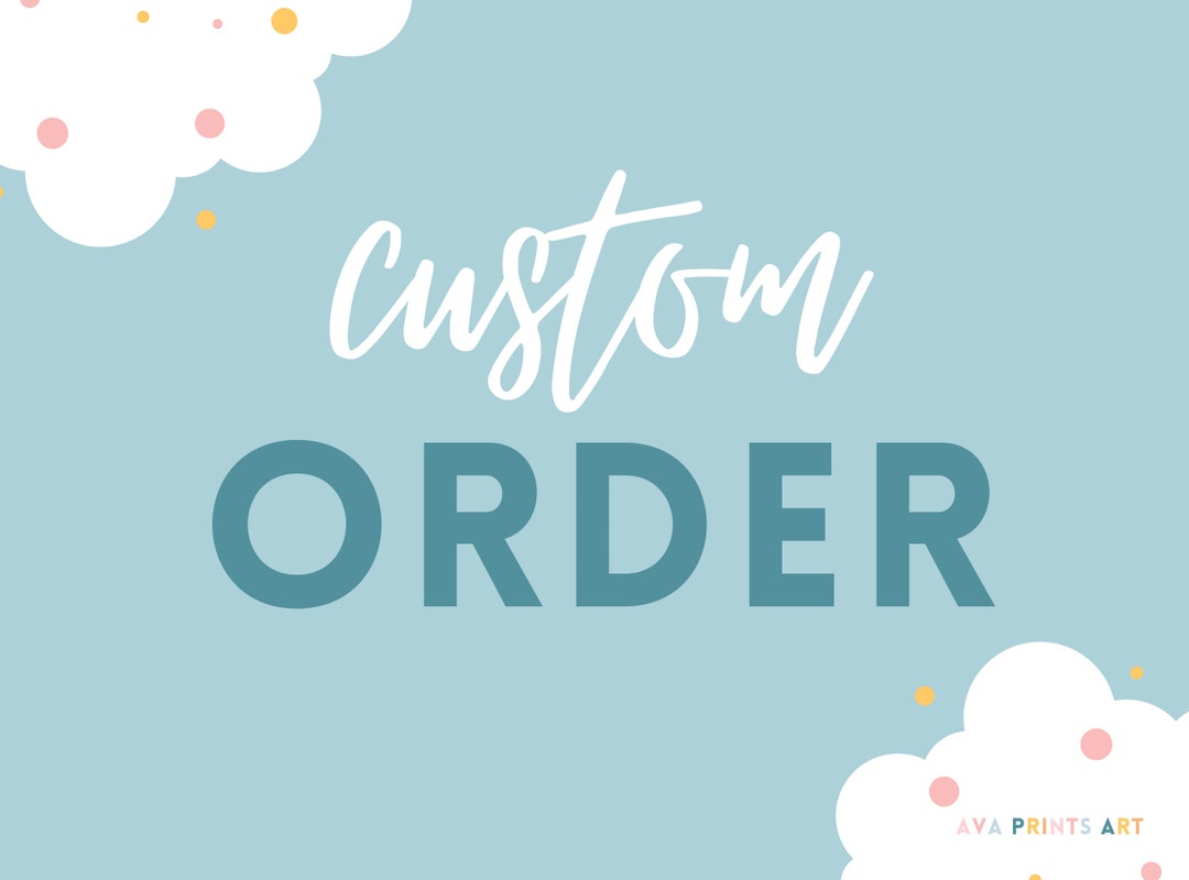 Custom Order | Request Custom Order | Digital Download - Etsy
