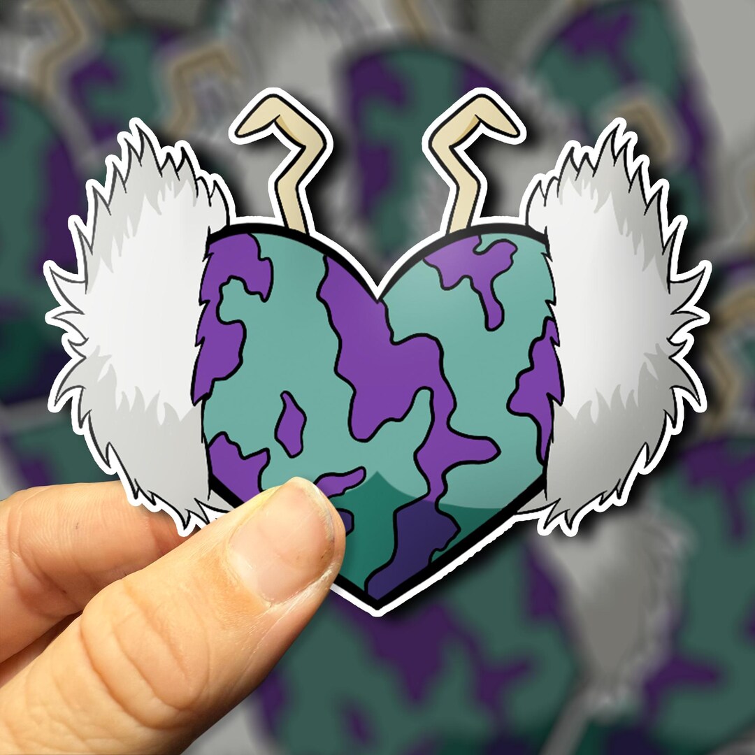 MINA ASHIDO Pinky My Hero Academia Heart Sticker [MHA] Boku No Hero ...