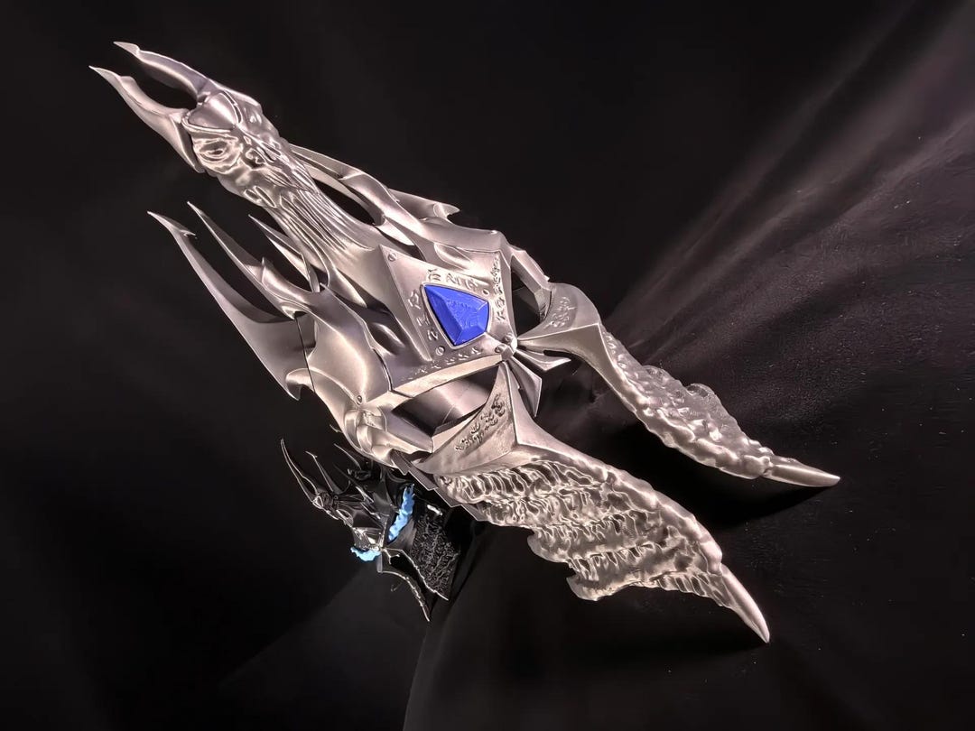 Lich King Helmet Lifesize 3D Printable STL Warcraft Cosplay Prop - Etsy