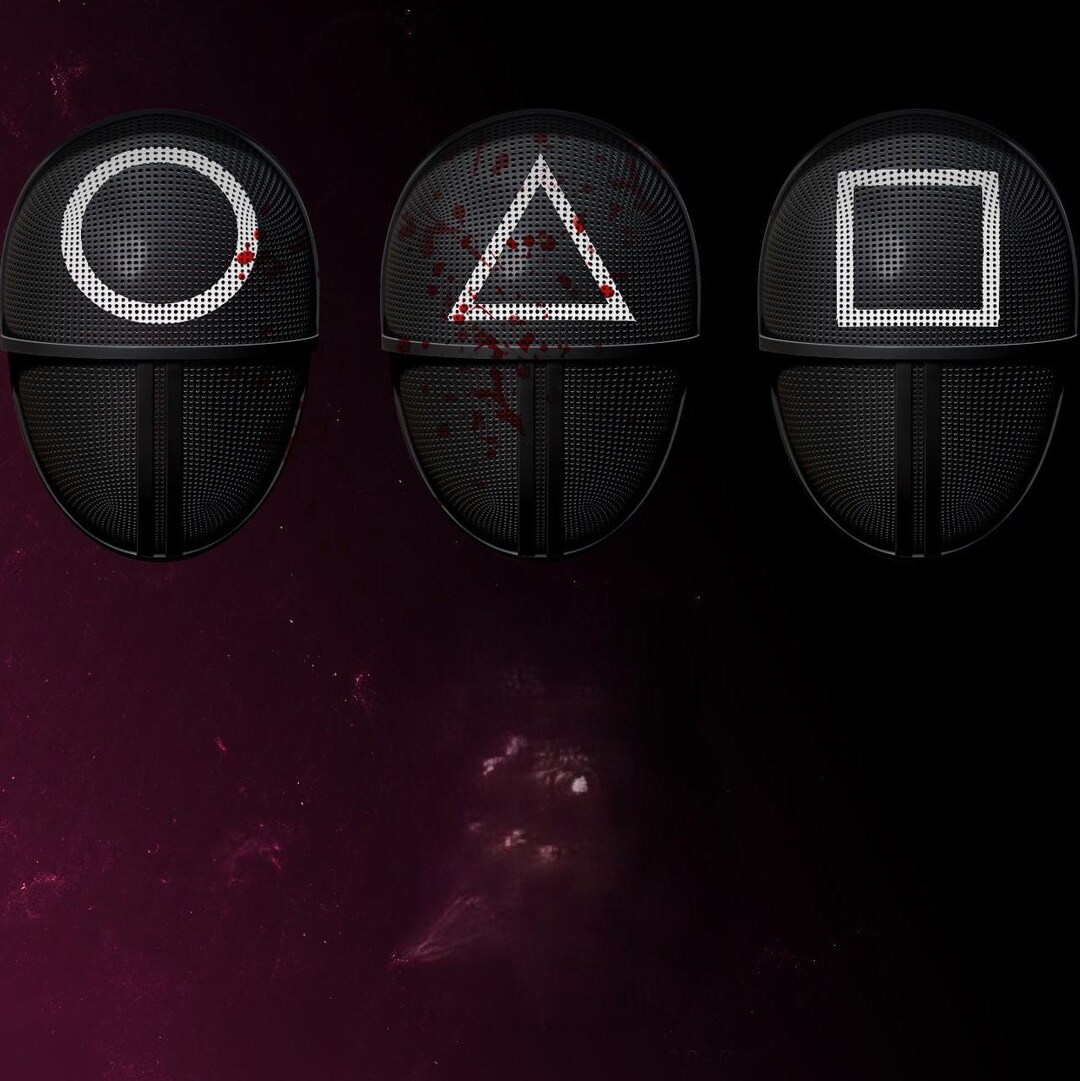 Squid Game Soldier Masks STL Circle, Triangle, Square Designs 3D ...