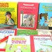 Light Blue and Green Books, Instant Library, Vintage Book Collection ...