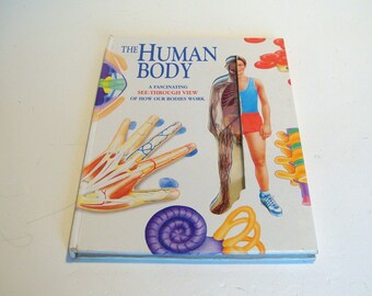 The Human Body See-through View Book - Etsy