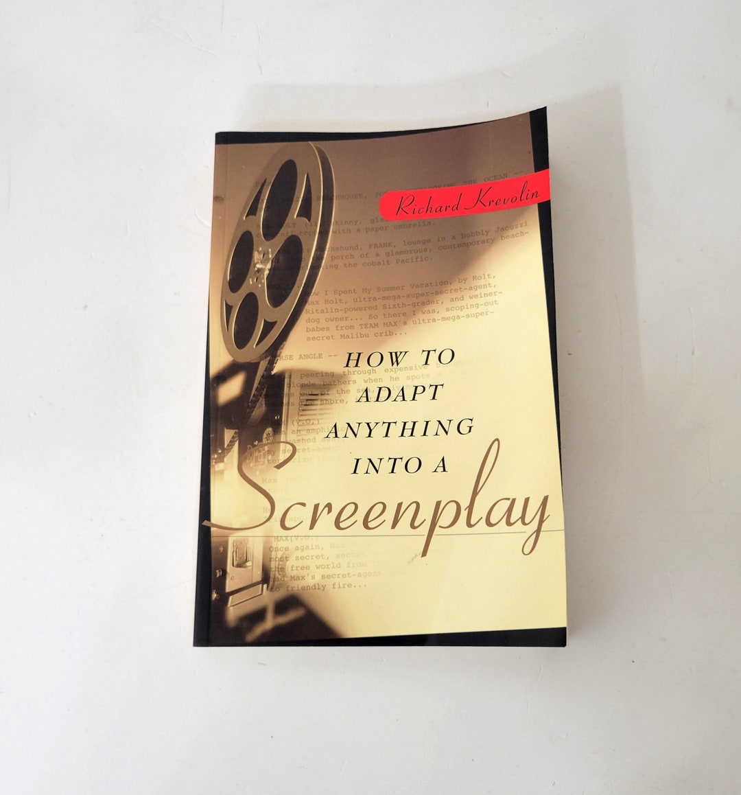 How to Adapt Anything Into a Screenplay by Richard Krevolin - Etsy