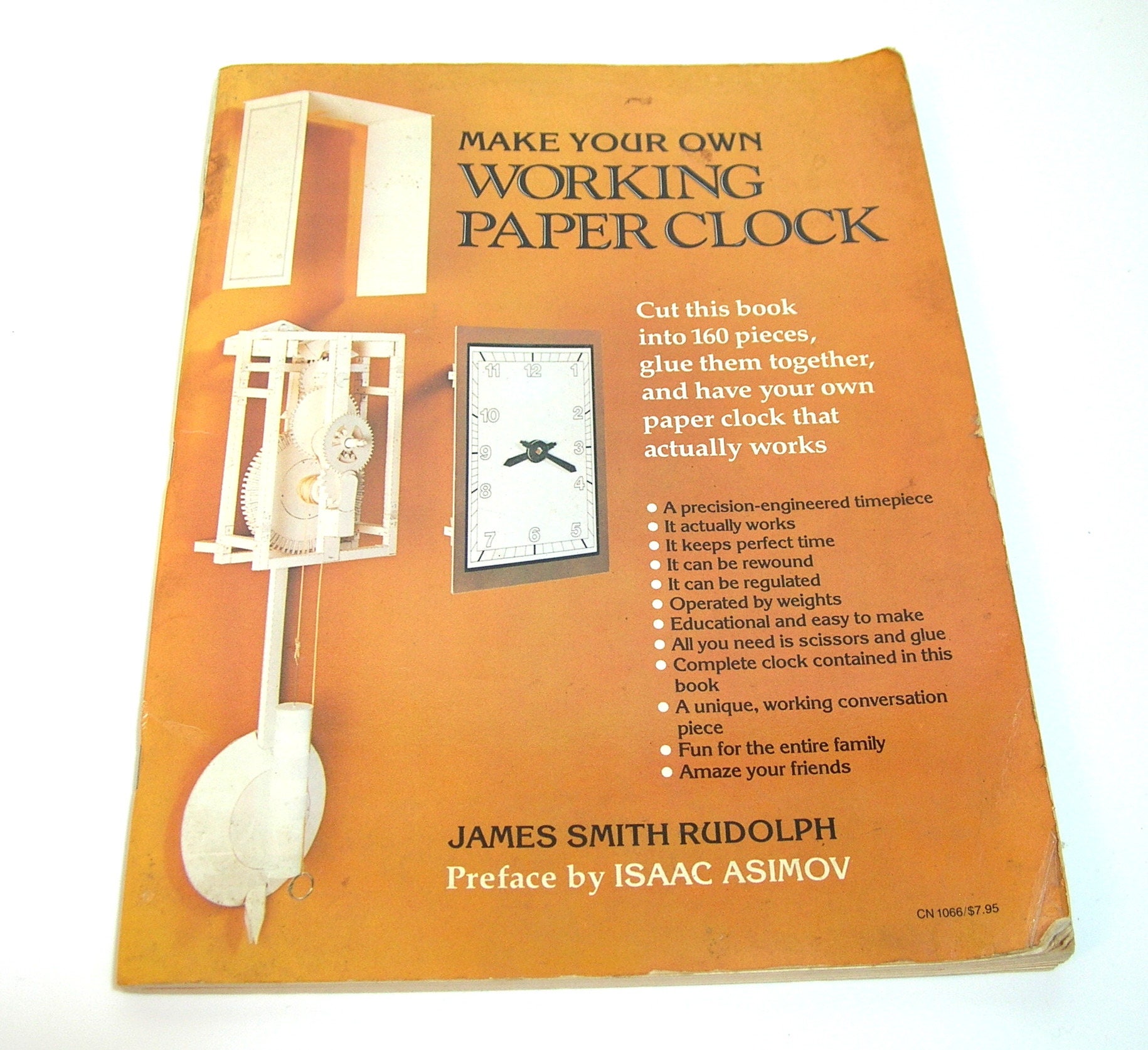  Make Your Own Working Paper Clock By James Smith Rudolph Etsy