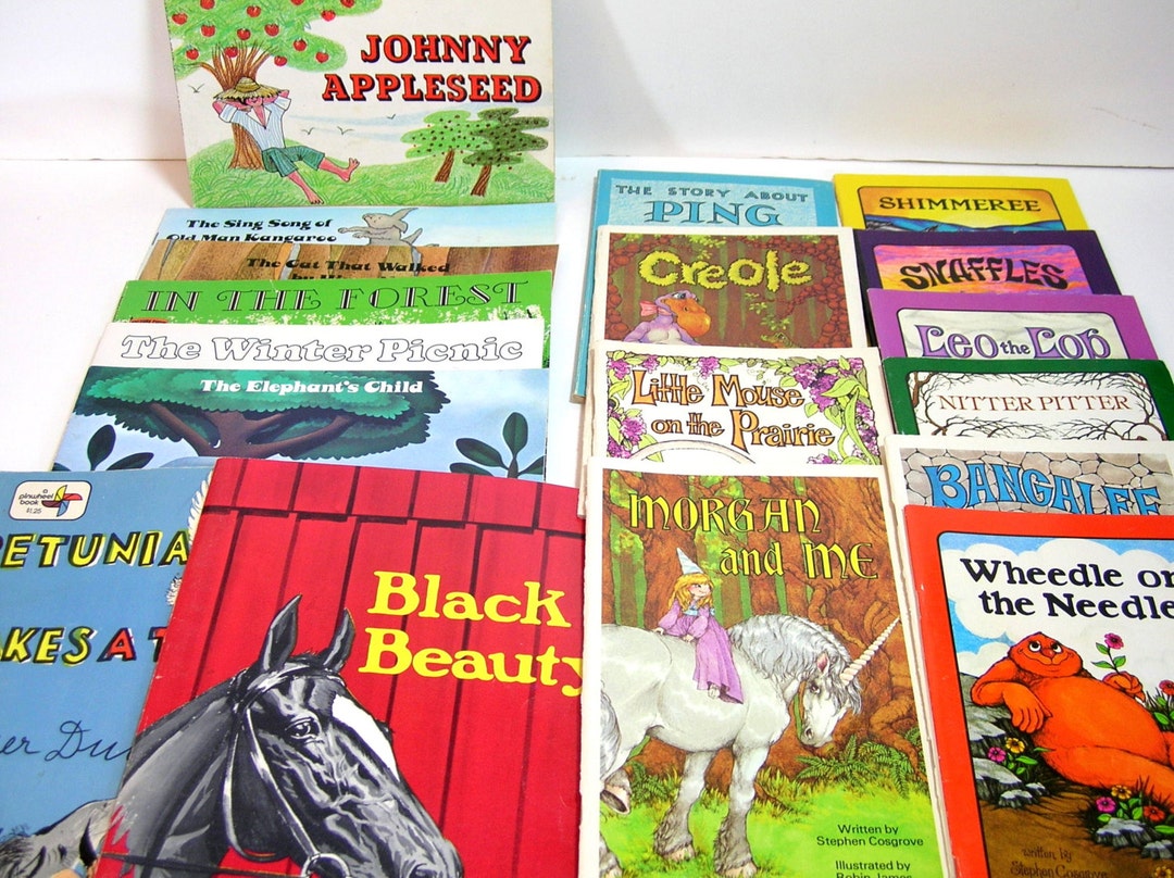 Childrens Book Collection - Set of Eighteen Books - Etsy