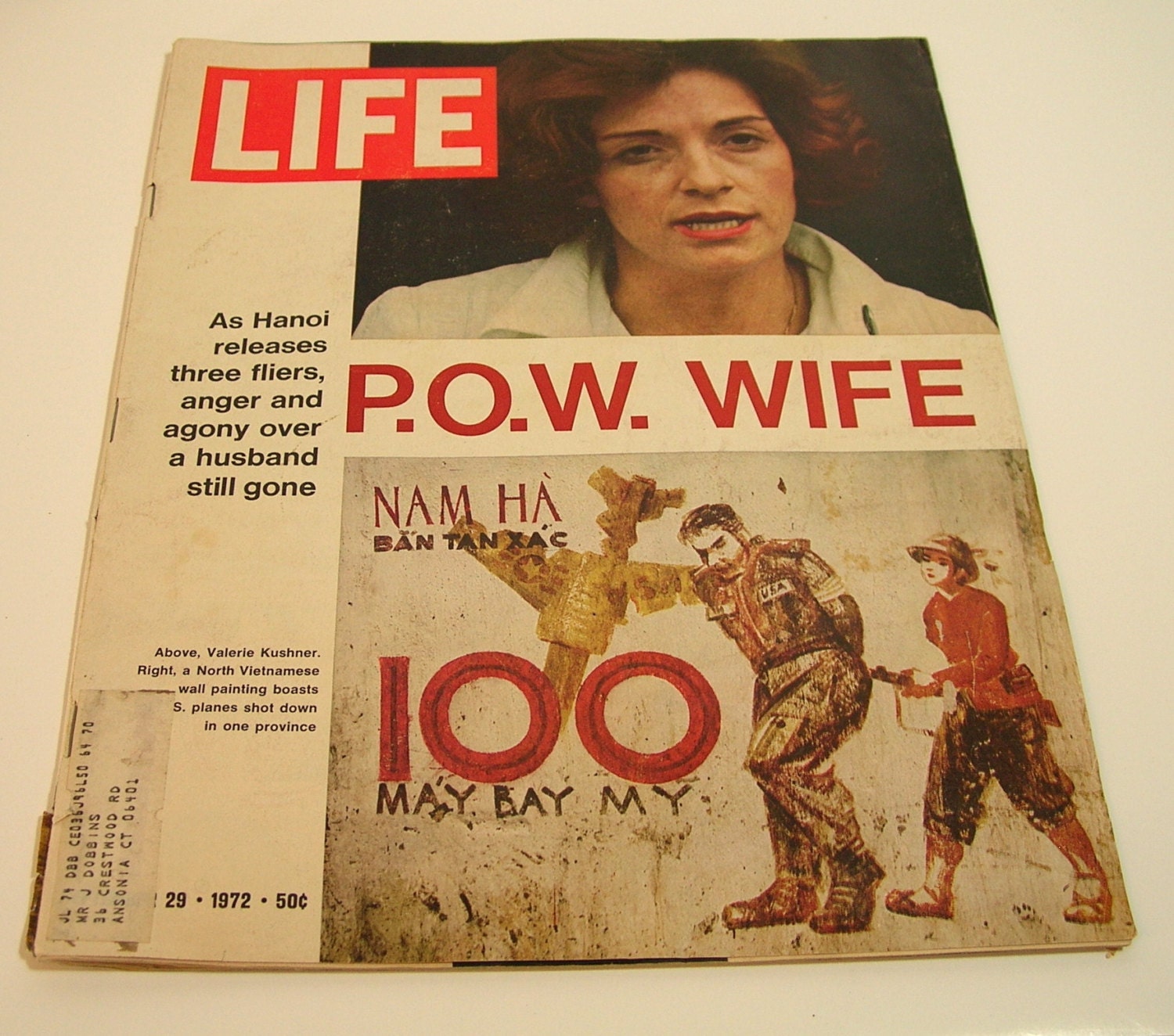 Vintage 1972 Life Magazine P.O.W. Wife Valerie Kushner - Etsy UK