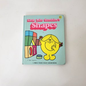 Little Miss Sunshine's Shapes by Robert Hargreaves, Board Book - Etsy