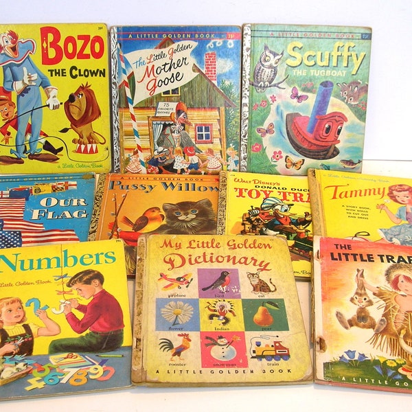 Golden Books Vintage - Etsy