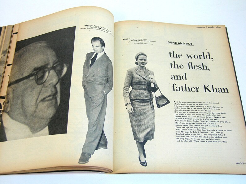 Sheilah Graham's Hollywood Romances, Vintage Magazine, 1954, Susan ...