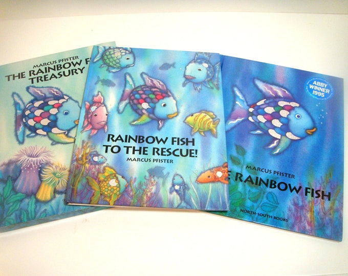 Rainbow Fish by Marcus Pfister Boxed Book Set Two Books - Etsy