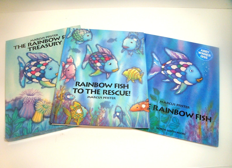 Rainbow Fish by Marcus Pfister Boxed Book Set Two Books | Etsy