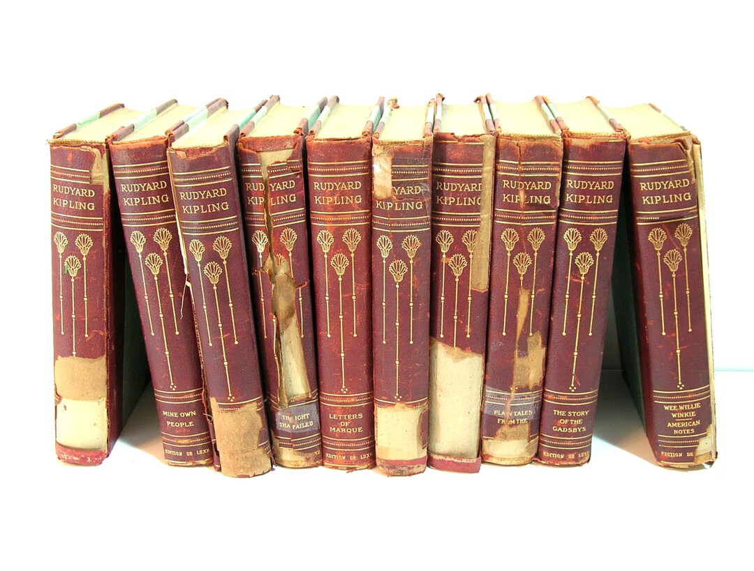 Rudyard Kipling 1913 the Nottingham Society Book Set Deluxe Edition ...