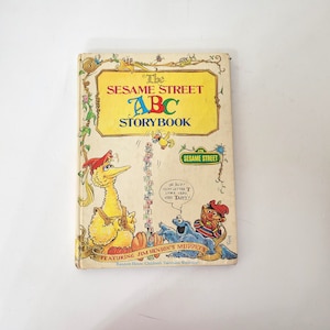 Sesame Street Abc Storybook - Etsy