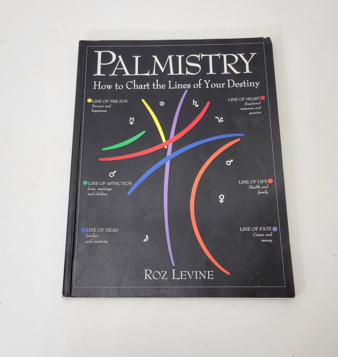 Palmistry, How to Chart the Lines of Your Destiny by Roz Levine - Etsy