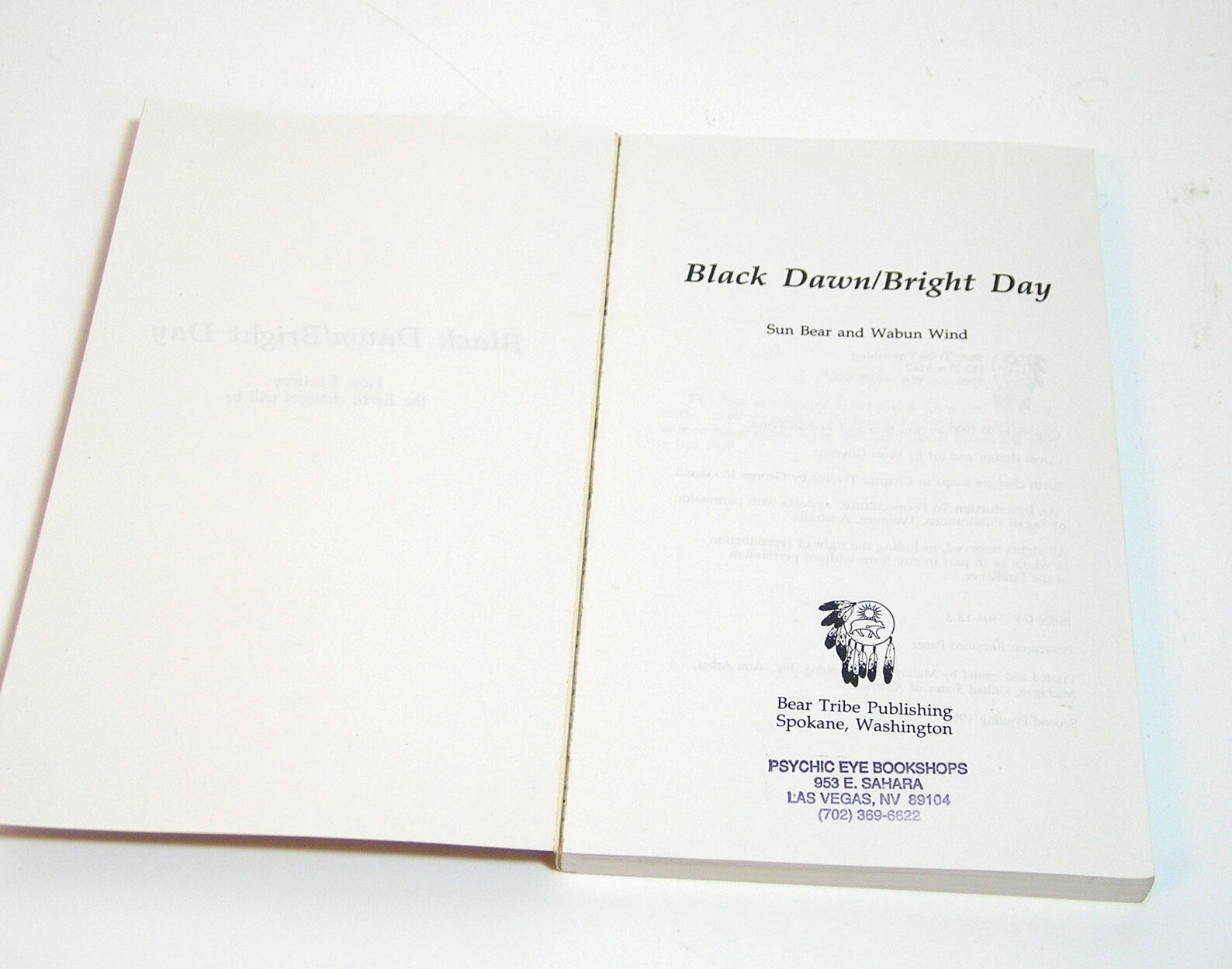 Black Dawn Bright Day Indian Prophecies by Sun Bear With | Etsy