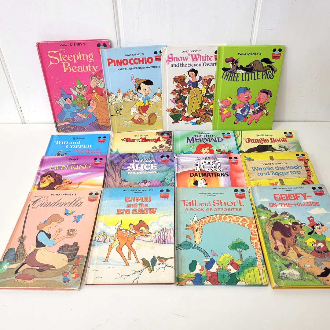 Walt Disney Book Collection 1970s -2000 Seventeen Classic Books - Etsy