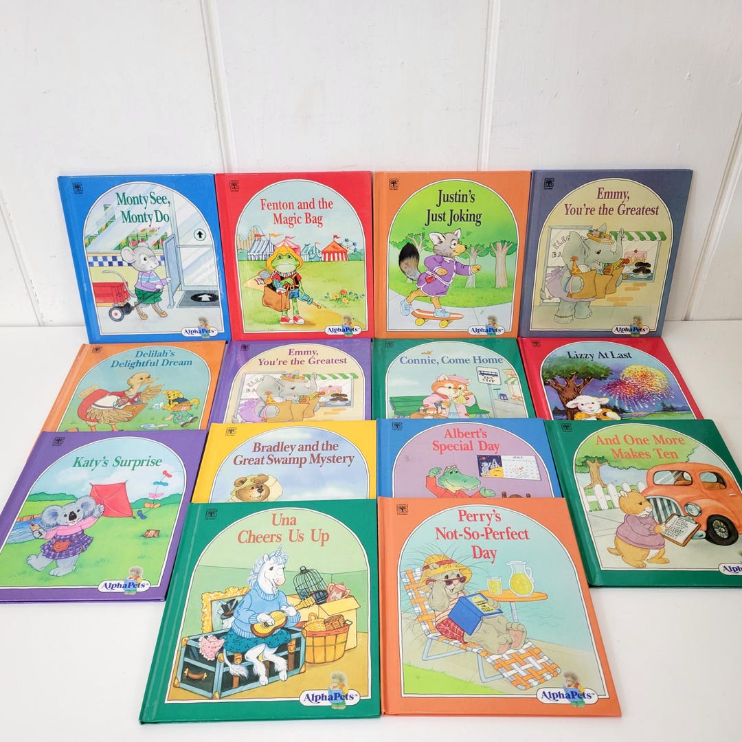 Alphapets Children's Book Collection, Fourteen Books - Etsy