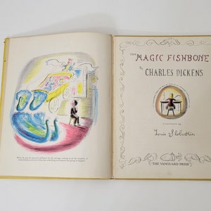 The Magic Fishbone by Charles Dickens, the Vanguard Press, 1953 - Etsy
