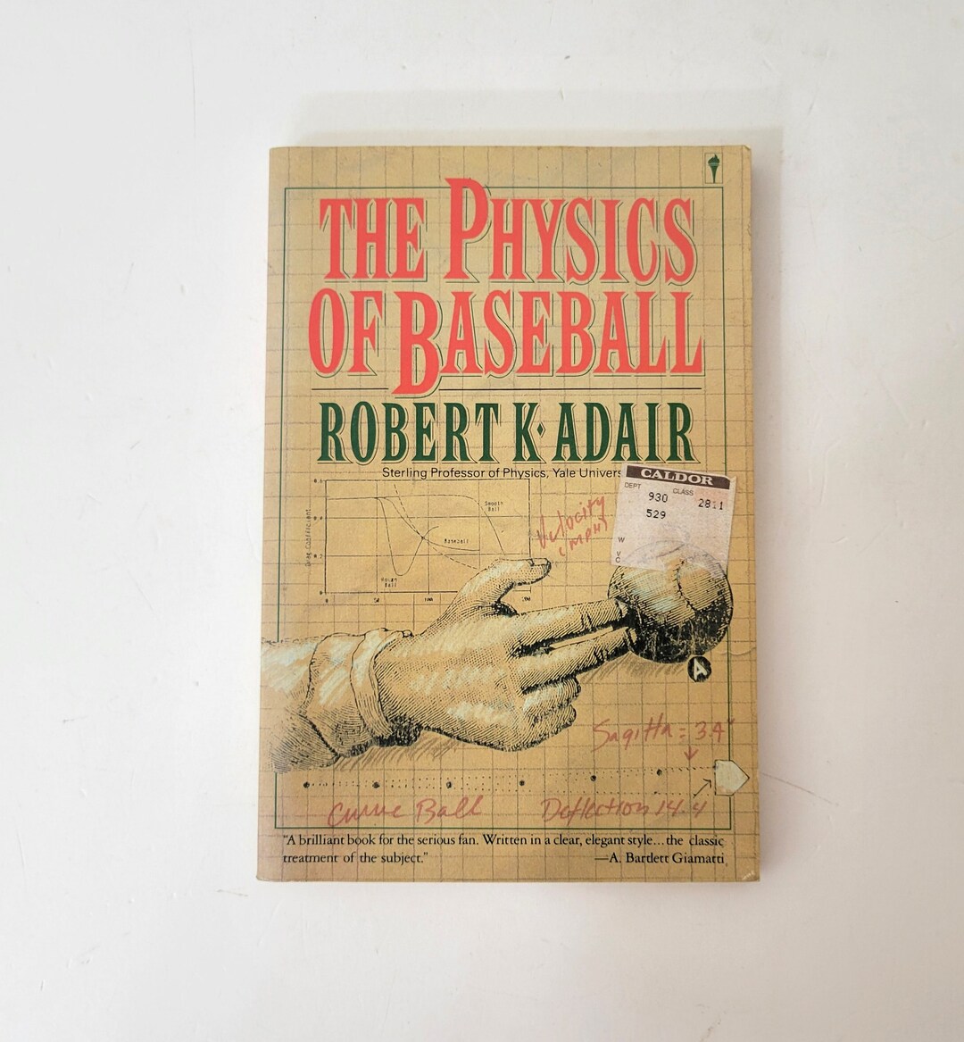 The Physics of Baseball by Robert K. Adair - Etsy