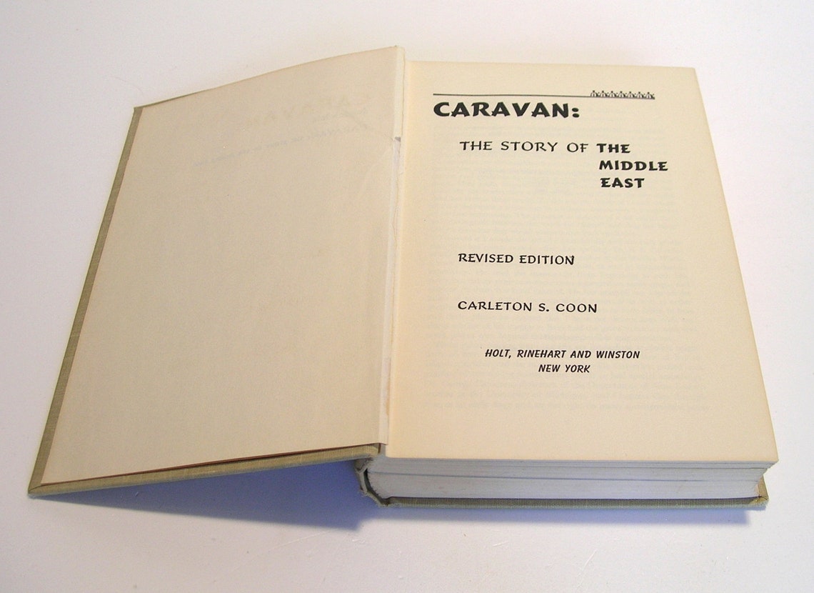 Caravan The Story of the Middle East by Carleton S. Coon 1958 | Etsy