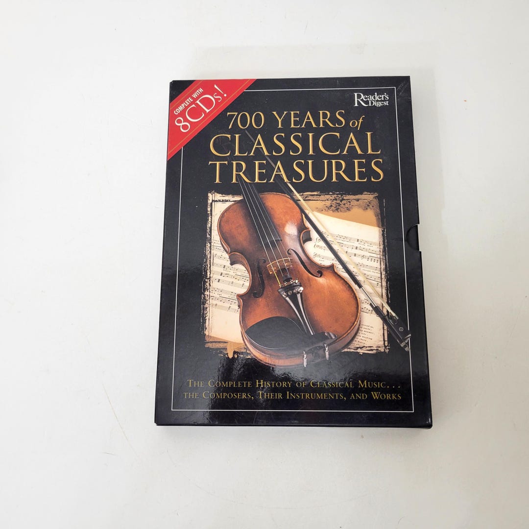 700 Years of Classical Treasures Book and 8 Cds in Slipcase Reader's ...