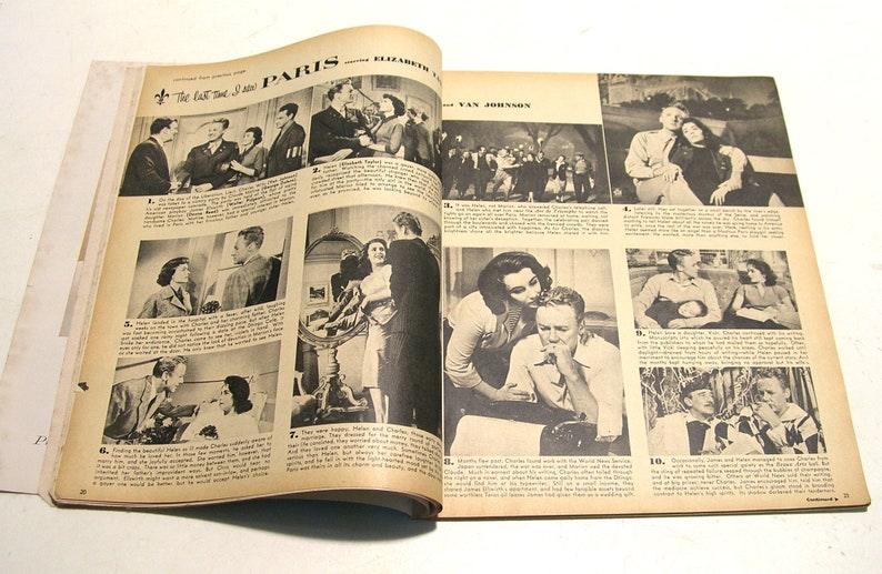 Screen Stories Magazine December 1954 Liz Taylor Cover - Etsy