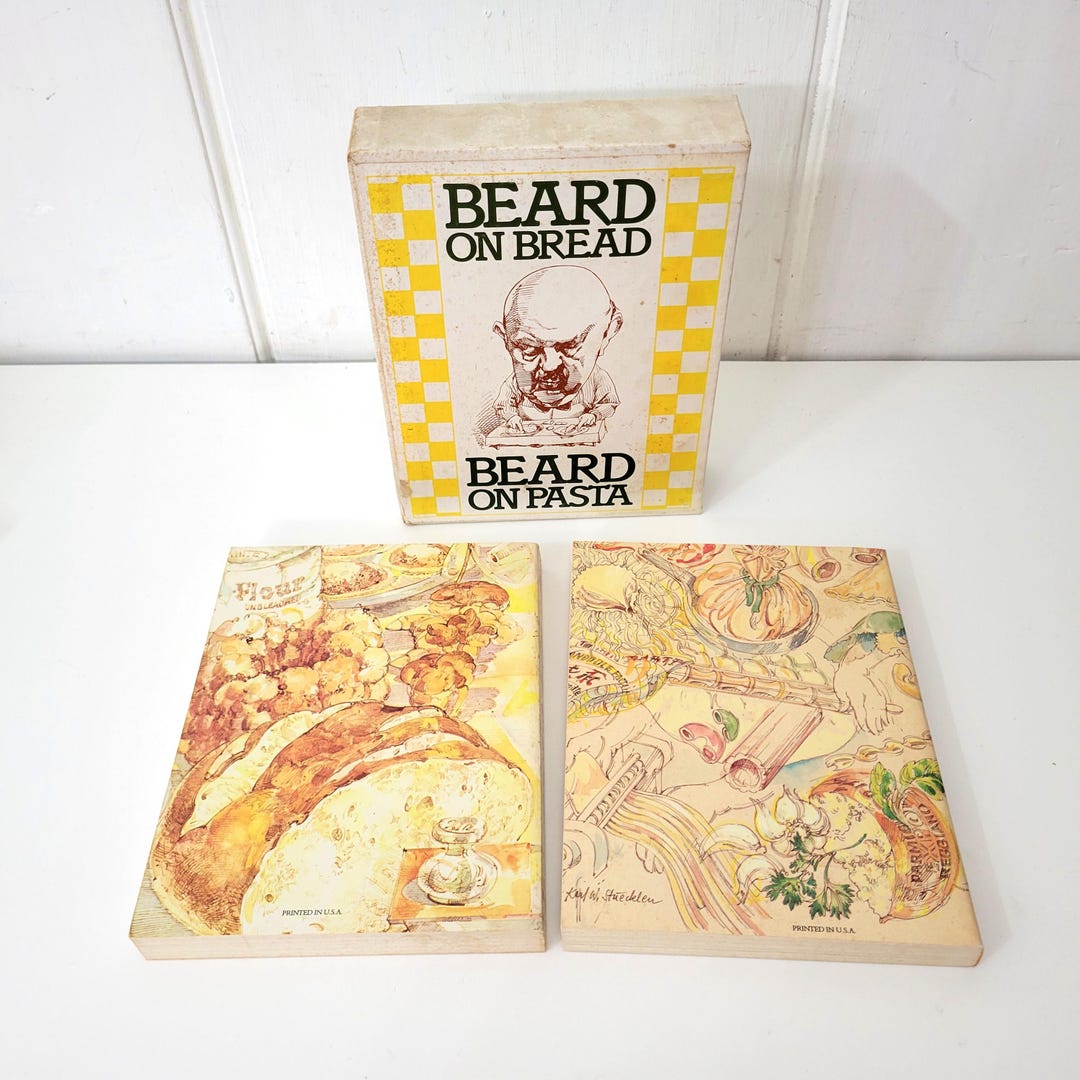 Beard on Bread, Beard on Pasta Cookbook Boxed Set - Etsy