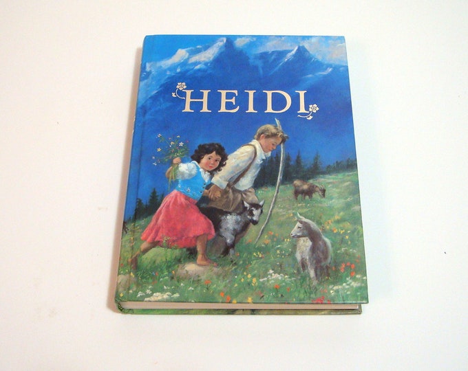 Heidi by Johanna Spyri, Illustrated Junior Library - Etsy