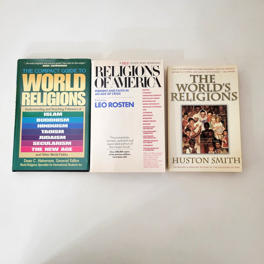 World Religion Study Book Collection, Three Books - Etsy