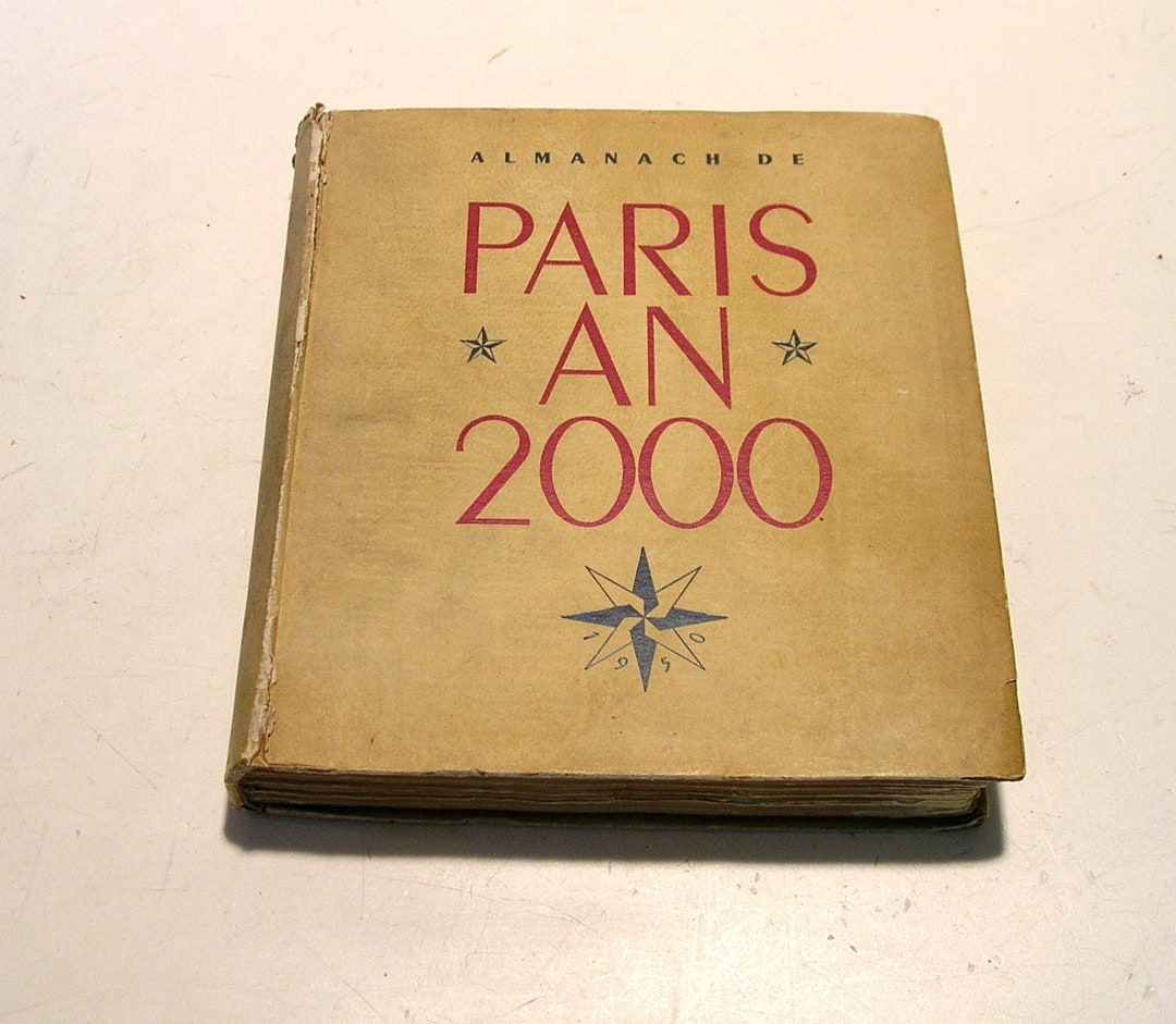 Almanach De Paris an 2000, Anniversary of Paris 1950 Book - Etsy