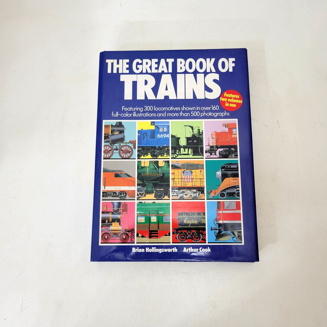 The Great Book of Trains by Brian Hollingsworth and Arthur Cook - Etsy