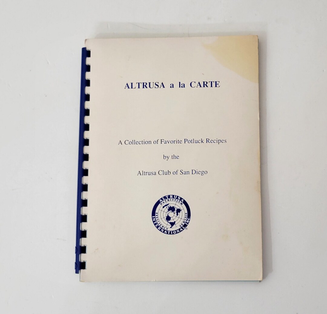 Altrusa a La Carte by the Altrusa Club of San Diego - Etsy