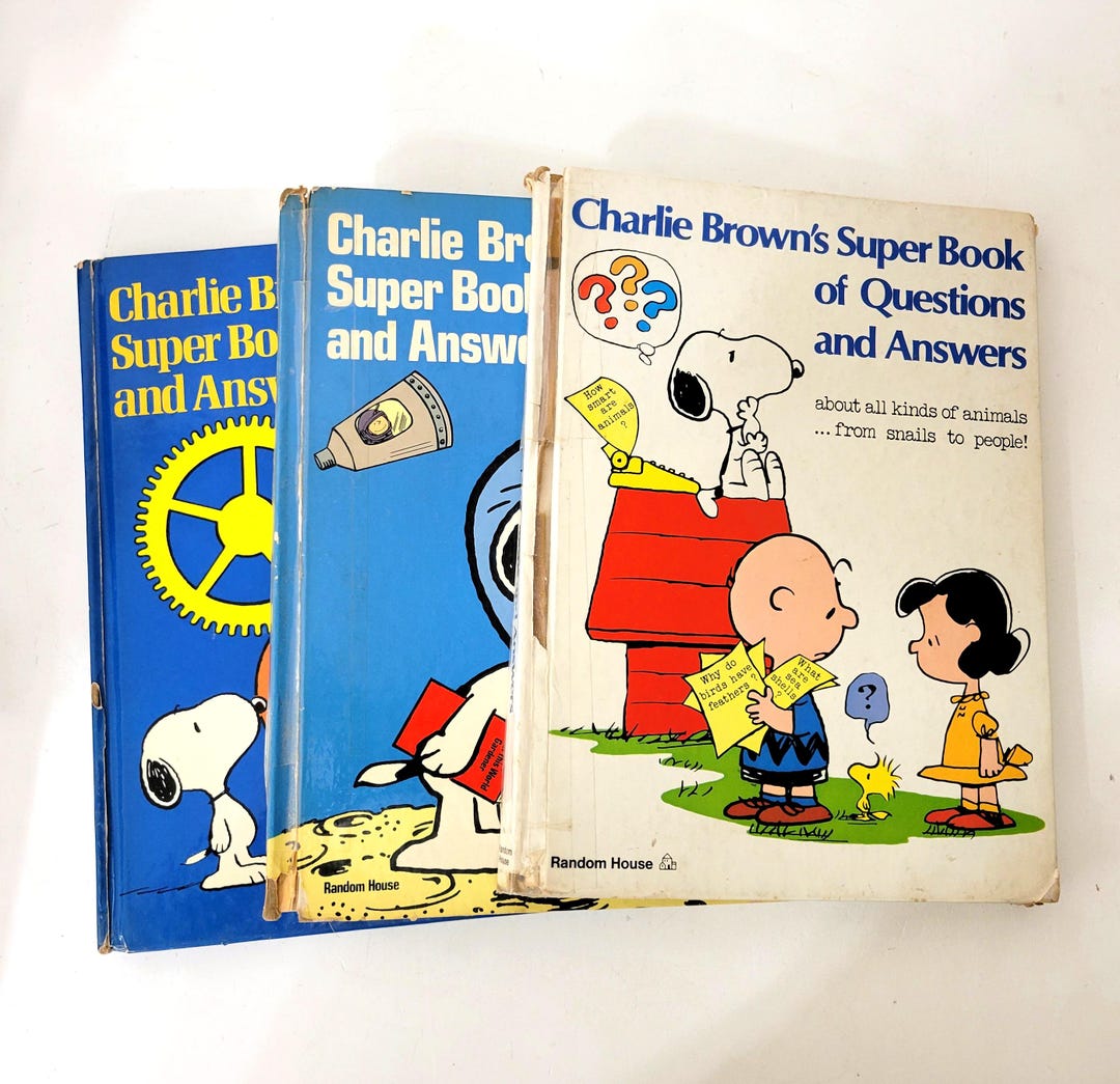Charlie Brown's Super Book of Questions and Answers, Books 1, 2 and 5 ...