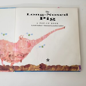 The Long-nosed Pig Pop-up Book by Keith Faulkner - Etsy