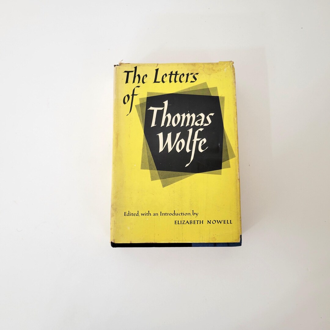 The Letters of Thomas Wolfe Edited by Elizabeth Nowell, 1956 - Etsy