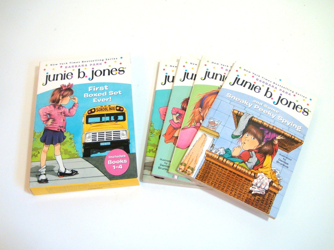 Junie B. Jones First Boxed Set Ever Books 1-4 - Etsy