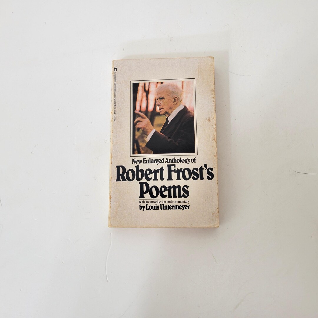 Robert Frost's Poems, New Enlarged Anthology - Etsy