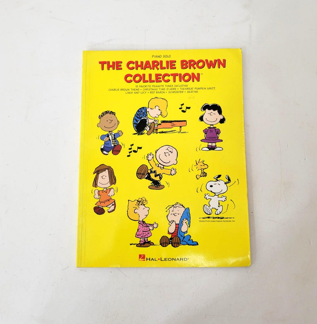 The Charlie Brown Collection Hal Leonard Music Book - Etsy