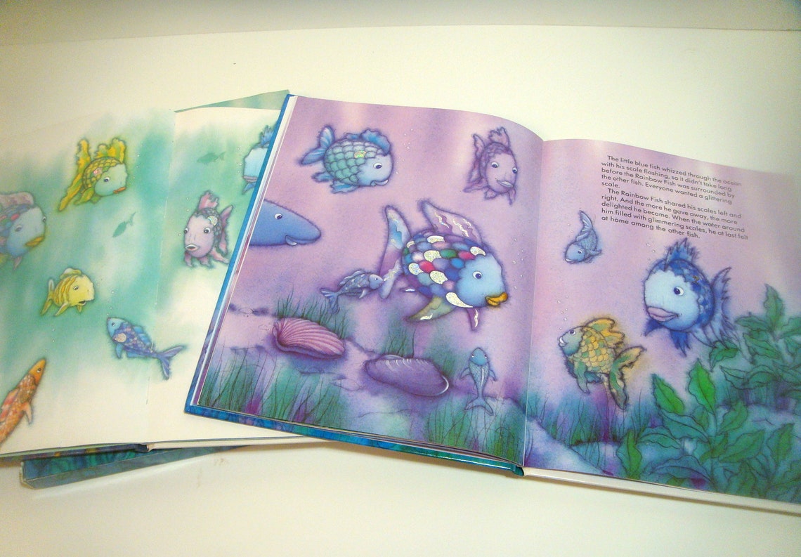 Rainbow Fish by Marcus Pfister Boxed Book Set Two Books | Etsy