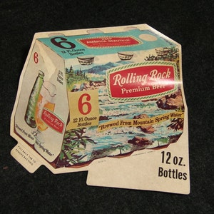 Vintage Rolling Rock Beer Label - Etsy