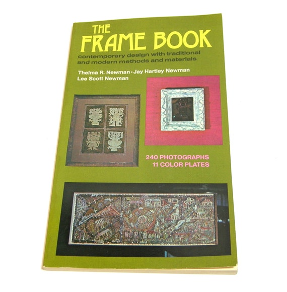 The Frame Book Contemporary Design With Traditional and | Etsy
